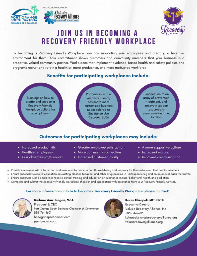 Recovery Friendly Workplace Initiative - Port Orange South Daytona ...